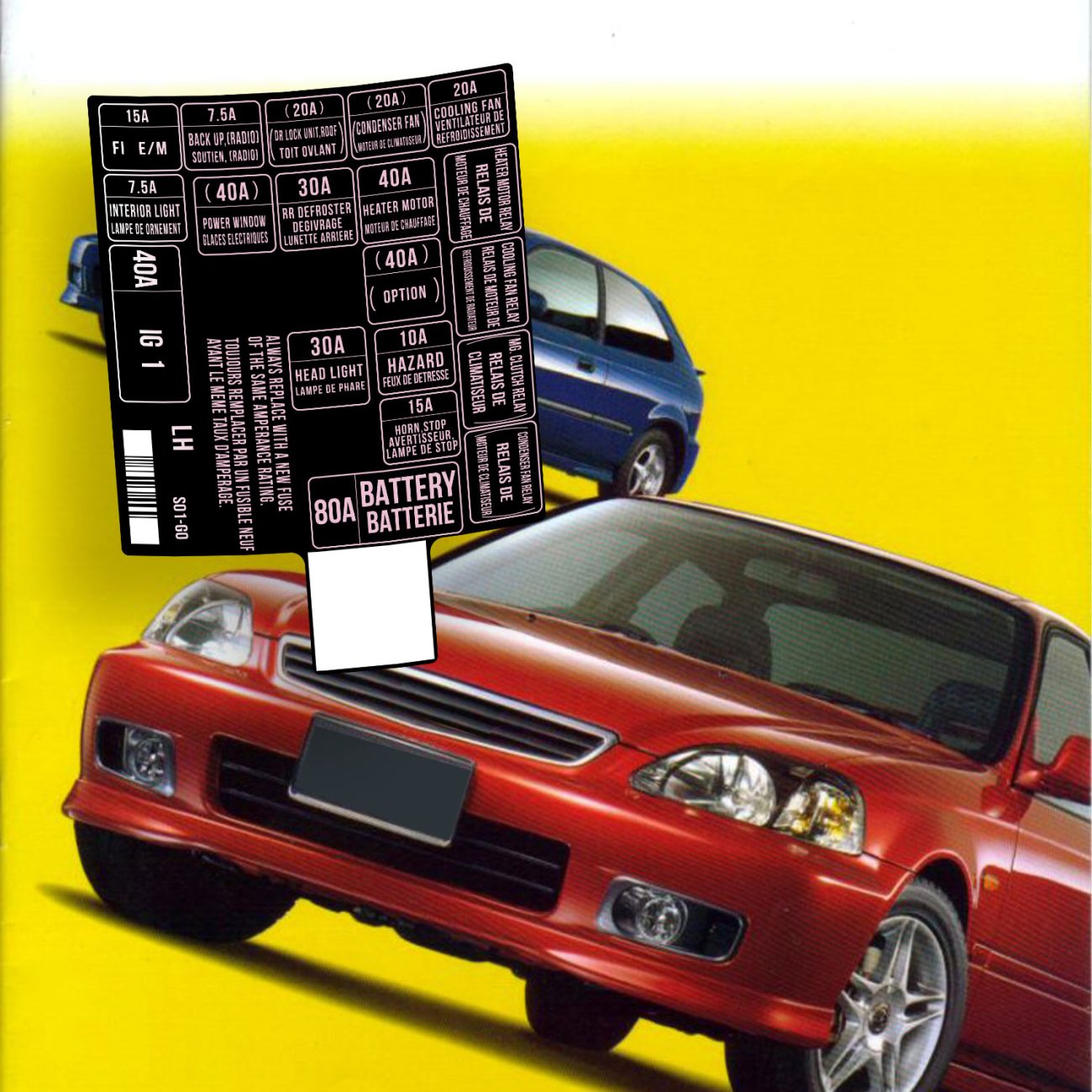 honda restoratıon labels - Petrolkafa